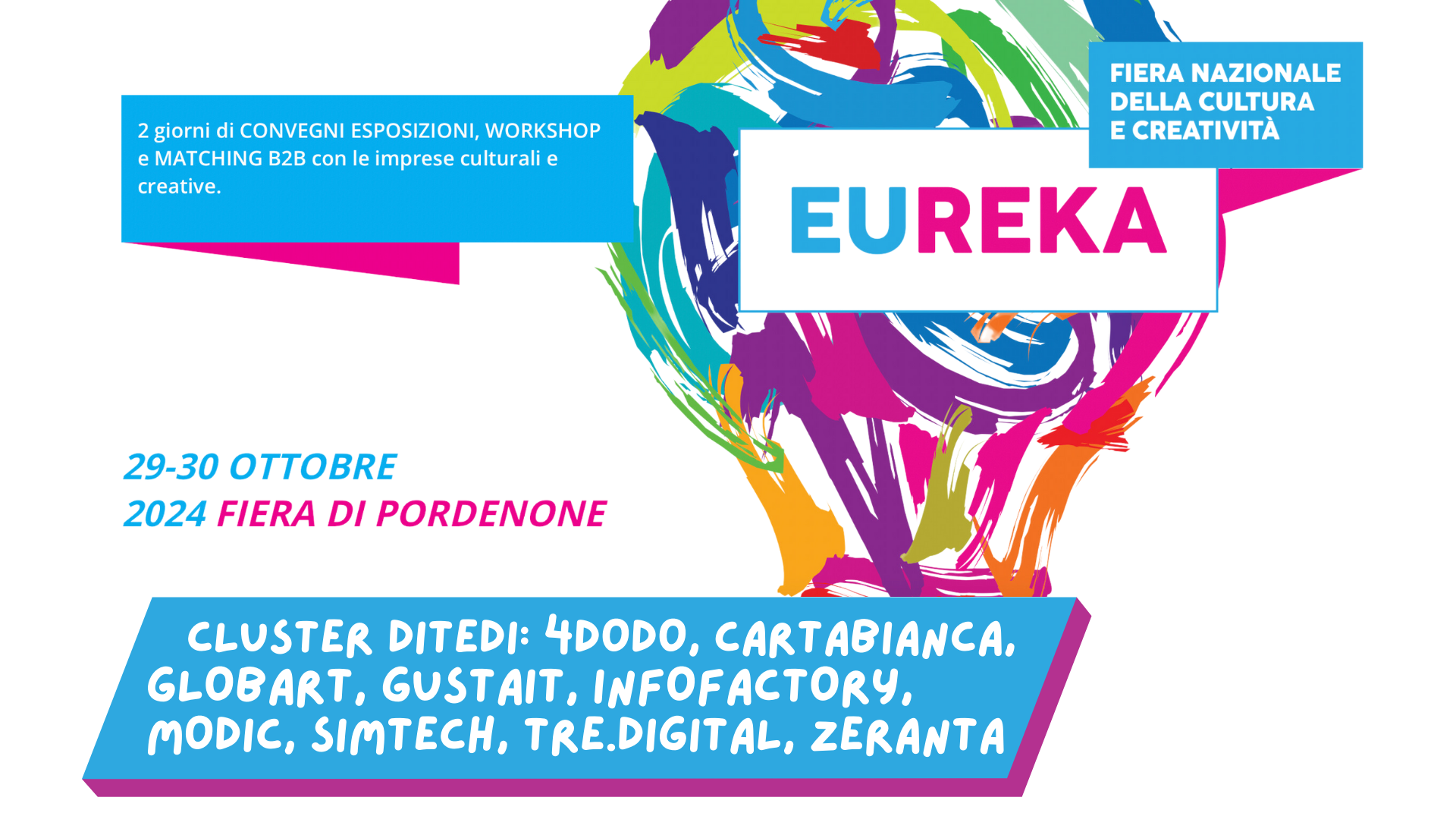 EUREKA 2024: DITEDI e le aziende ICT presenti in fiera